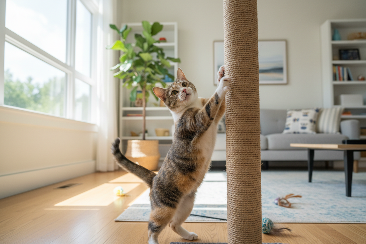 7 Expert Tips to Stop Cats From Scratching Furniture | Save Your Sofa ...
